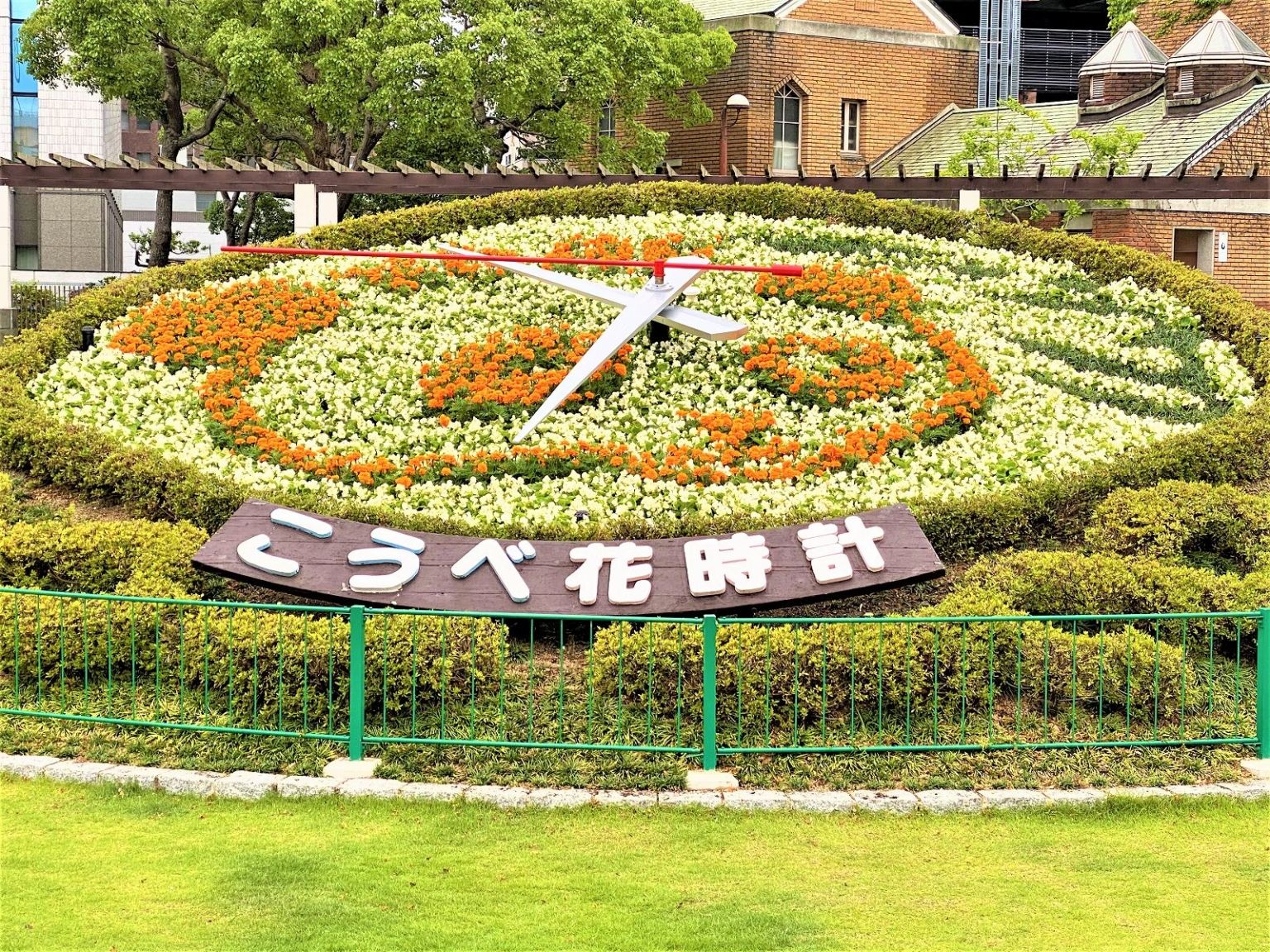 「こうべ花時計」再移転せずに東遊園地南側に定着へ #こうべ花時計 #神戸観光 #東遊園地 #神戸のスポット #神戸 | 東灘ジャーナル